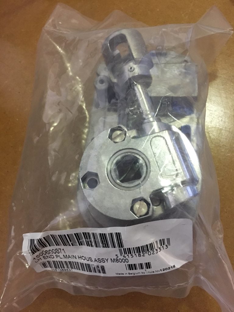 LH End Plate Assy 8000 - Hill View Awnings